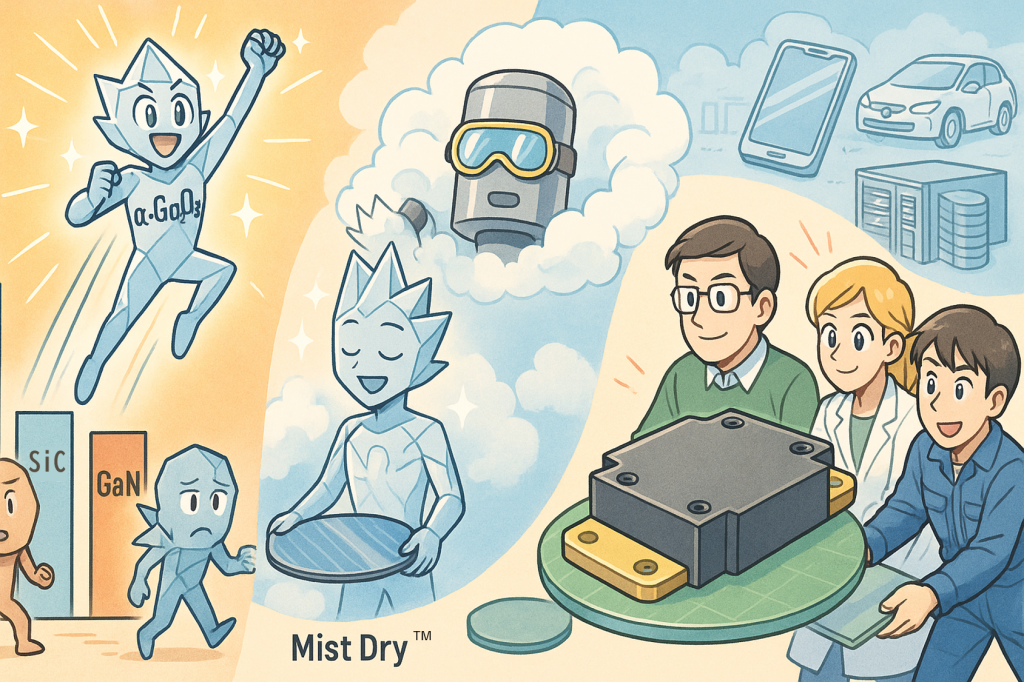 第1回：材料編｜革新の源泉「α-Ga₂O₃」のポテンシャルを引き出す技術統合 - 最先端GaO®パワー半導体を手掛けるFLOSFIA（フロスフィア）